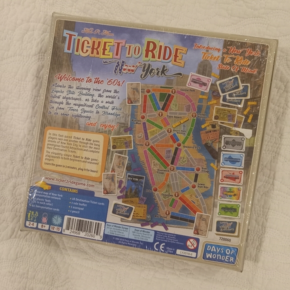 Days Of Wonder | Games | Ticket To Ride New York Nis | Poshmark